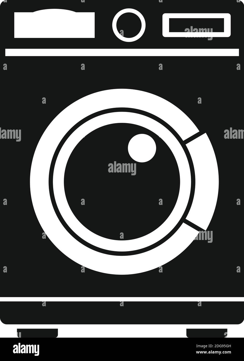 Wash machine icon, simple style Stock Vector Image & Art - Alamy