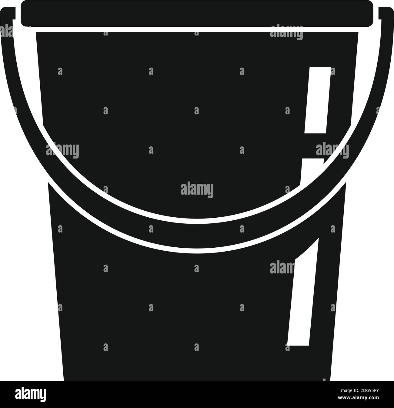 Cleaning plastic bucket icon, simple style Stock Vector Image & Art - Alamy