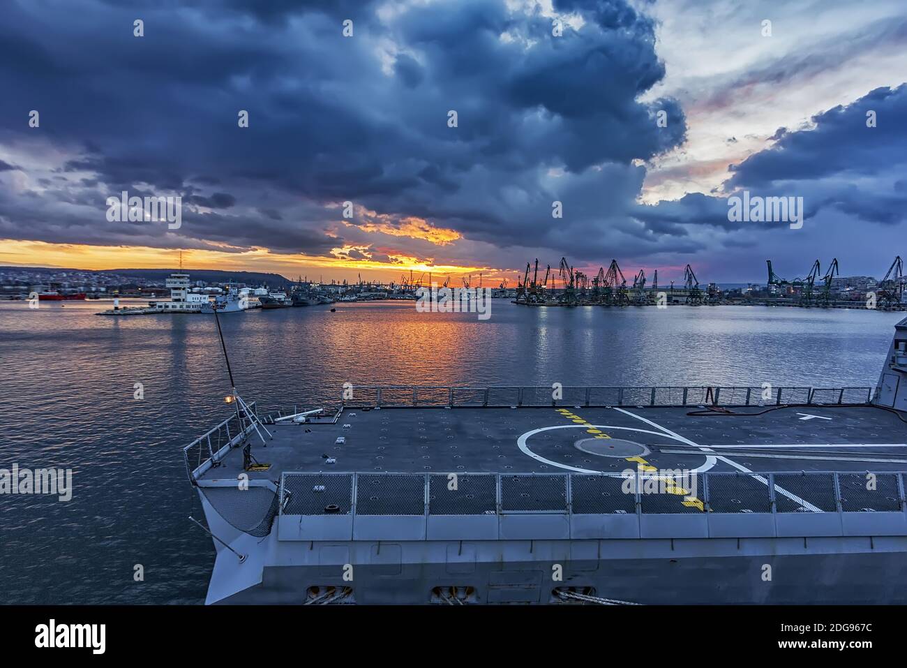 Part of the frigate Stock Photo - Alamy