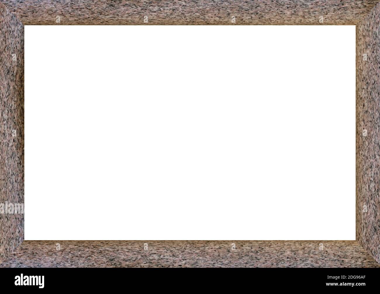 Landscape Blank Frame With Marble Edges Stock Photo - Alamy
