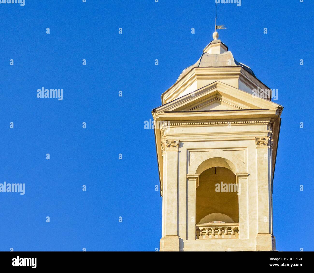 Church Bell Tower, Rome, Italy Stock Photo - Alamy