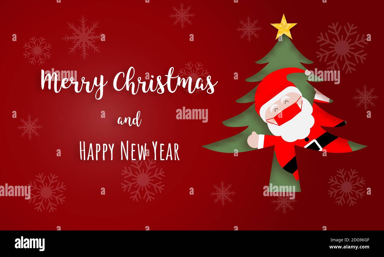 Christmas tree face mask Stock Vector Images - Alamy