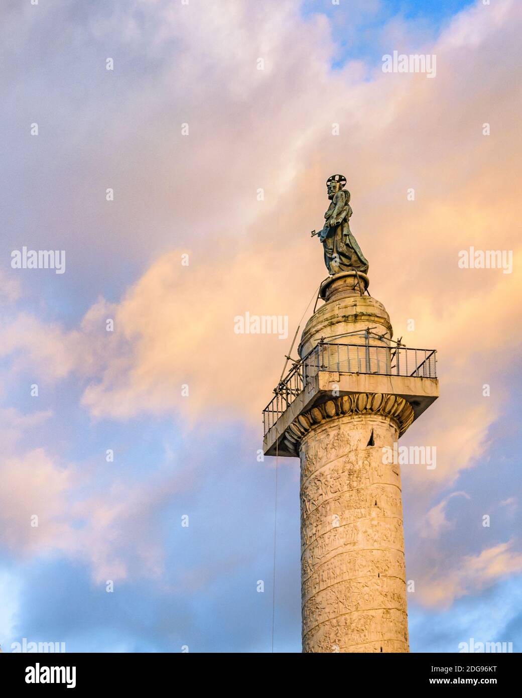 Trajan column dome church hi-res stock photography and images - Alamy
