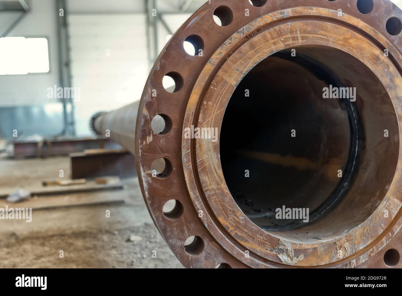 Ready-made pipeline Assembly Stock Photo - Alamy