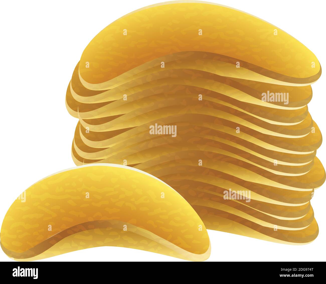 Chips potato icon, cartoon style Stock Vector Image & Art - Alamy