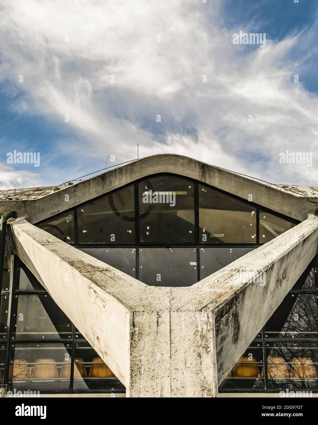 Sport Arena Building Exterior Detail View Stock Photo - Alamy