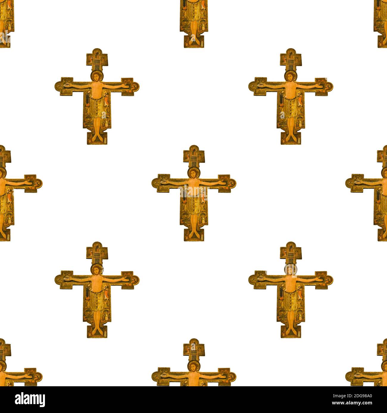 Medieval Style Jesus Christ Seamless Pattern Stock Photo - Alamy