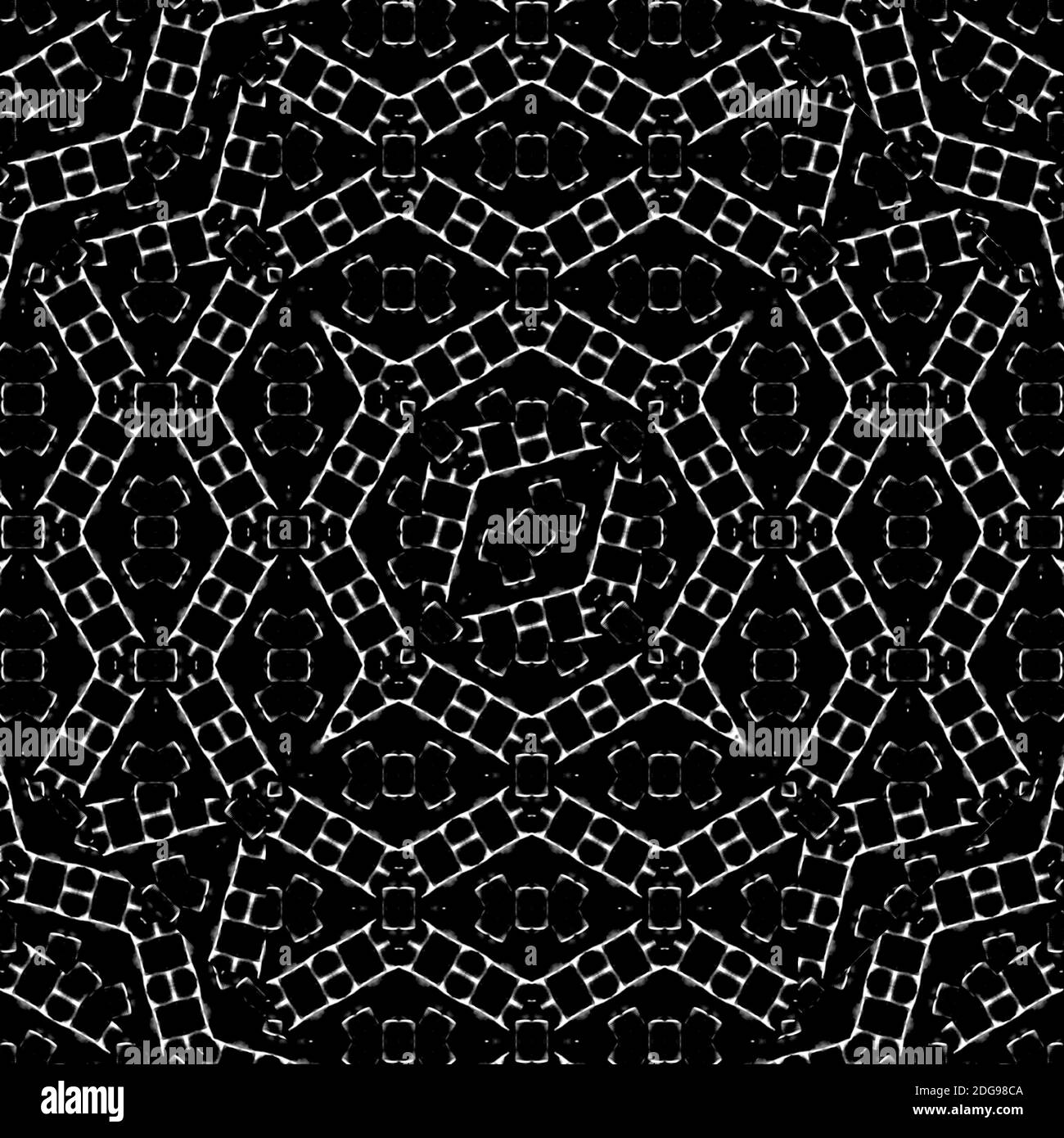 Dark Intricate Geometric Seamless Pattern Stock Photo - Alamy