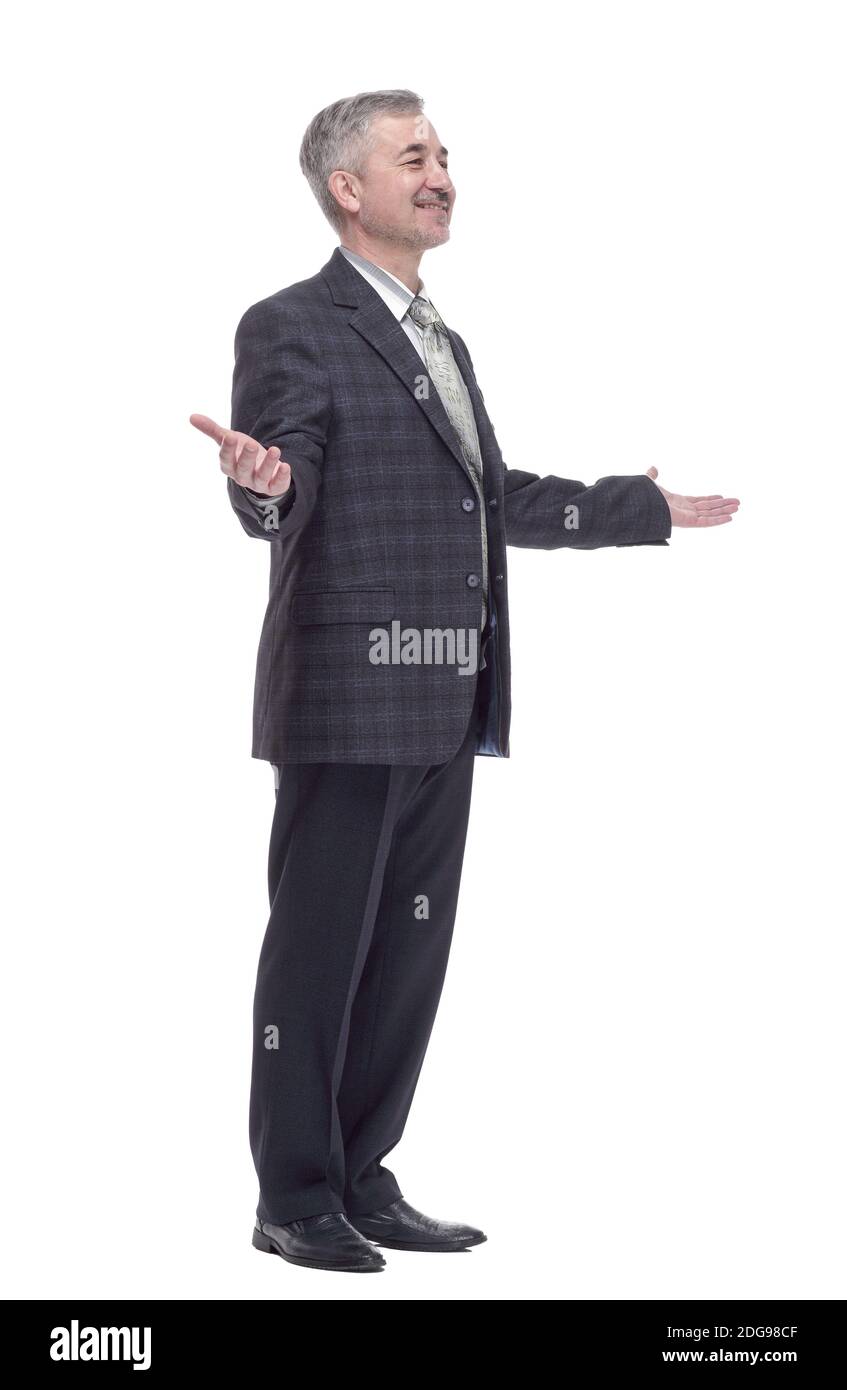 Smiling friendly man looking Cut Out Stock Images & Pictures - Alamy