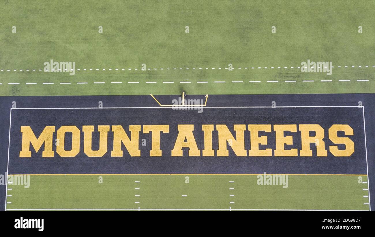 Aerial View Of Kidd Brewer Stadium On The Grounds Of Appalachian State ...