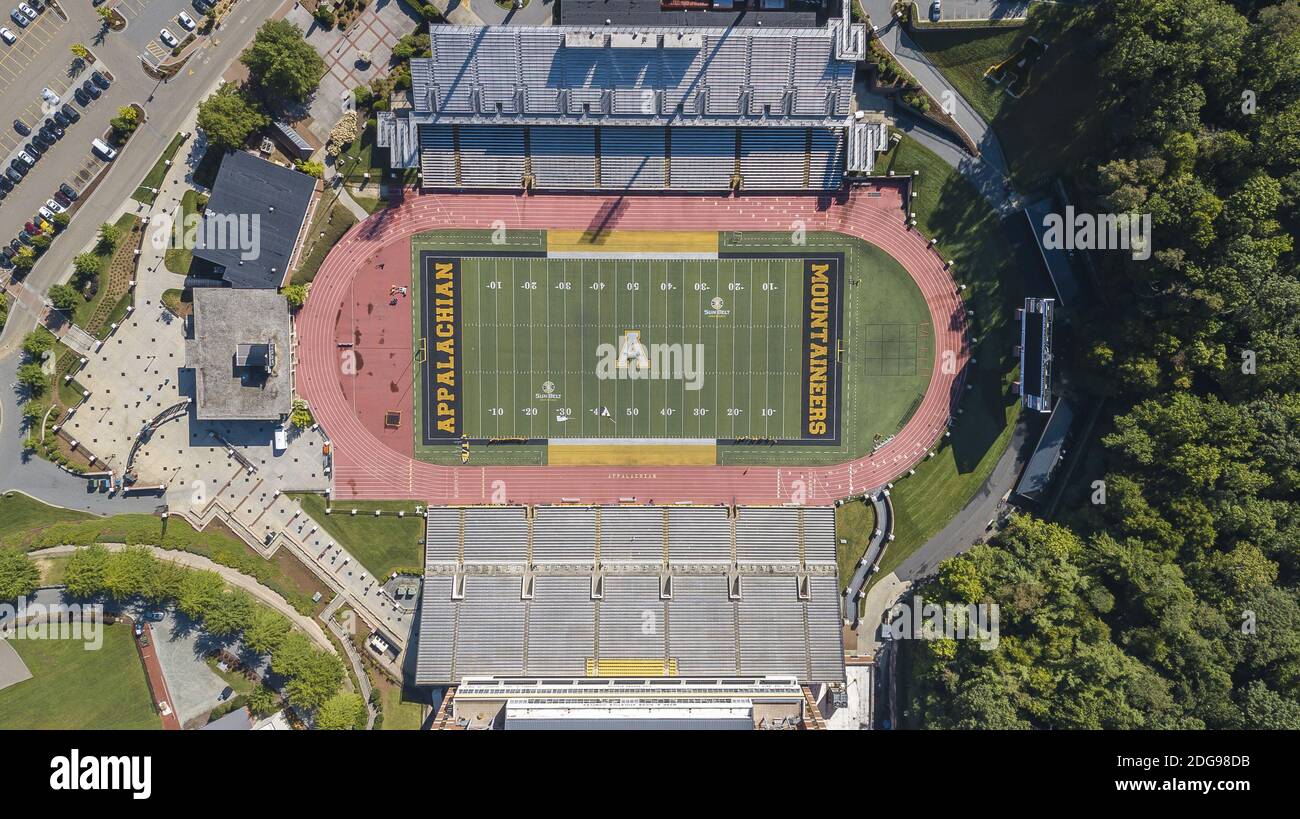 Aerial view high school football stadium hi-res stock photography and ...