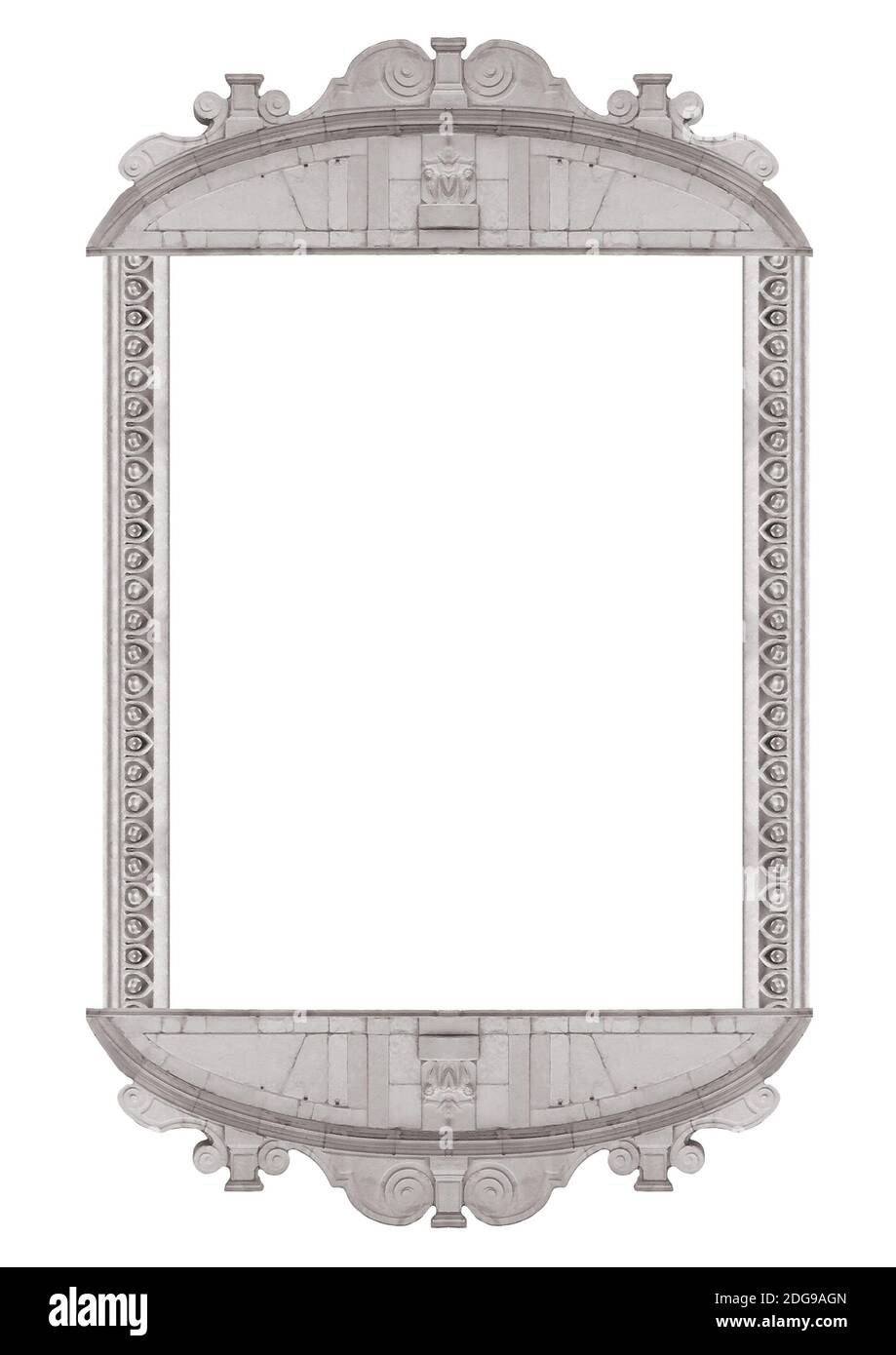Baroque Style Ornate Isolated Frame Stock Photo - Alamy