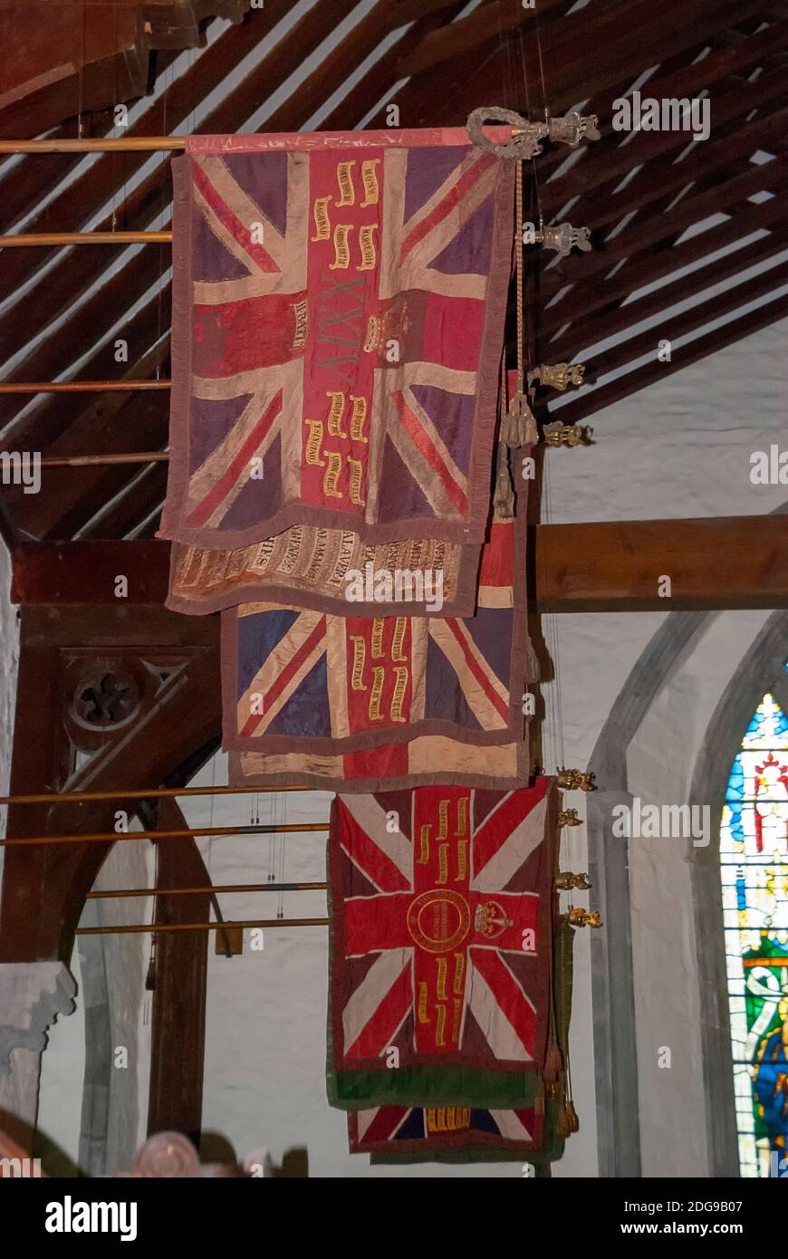 The Queens Colours of the 1st Bn, 24th Regiment of Foot that were lost ...