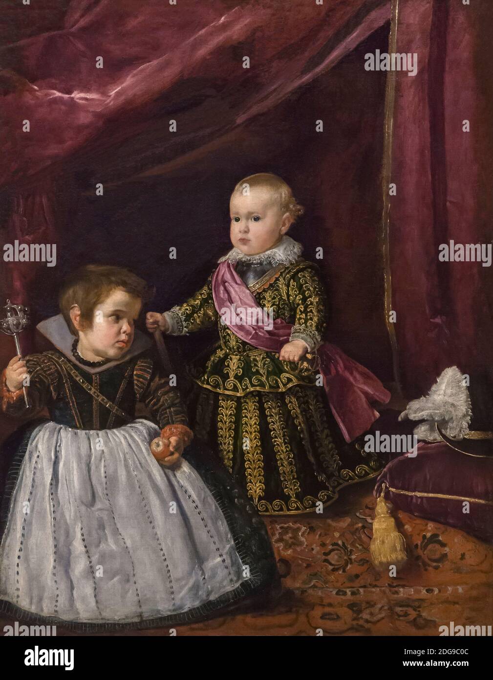 Don Baltasar Carlos with a Dwarf, Diego Velazquez, 1632 Stock Photo - Alamy