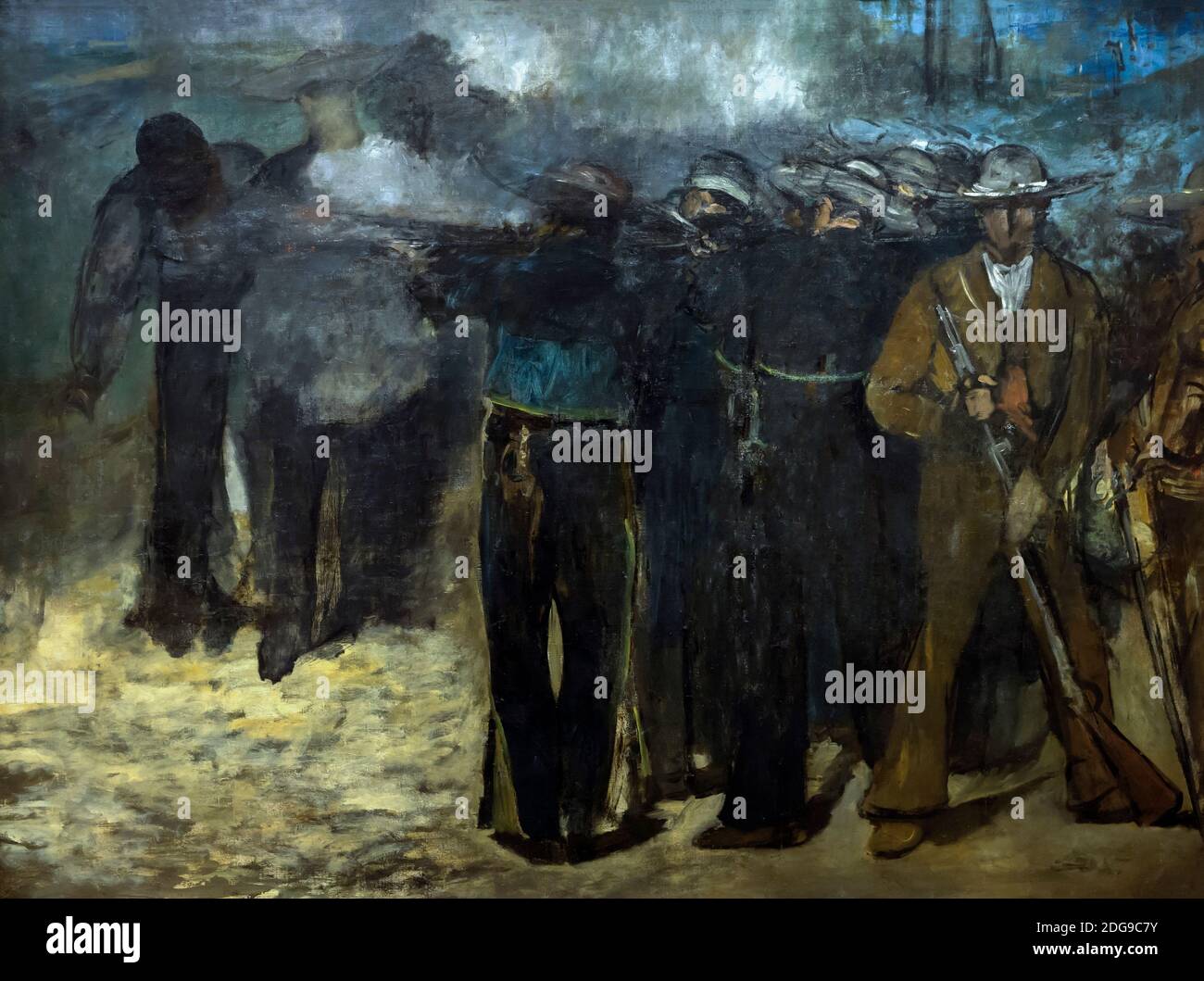Execution of the Emperor Maximilian, Edouard Manet, 1867 Stock Photo ...