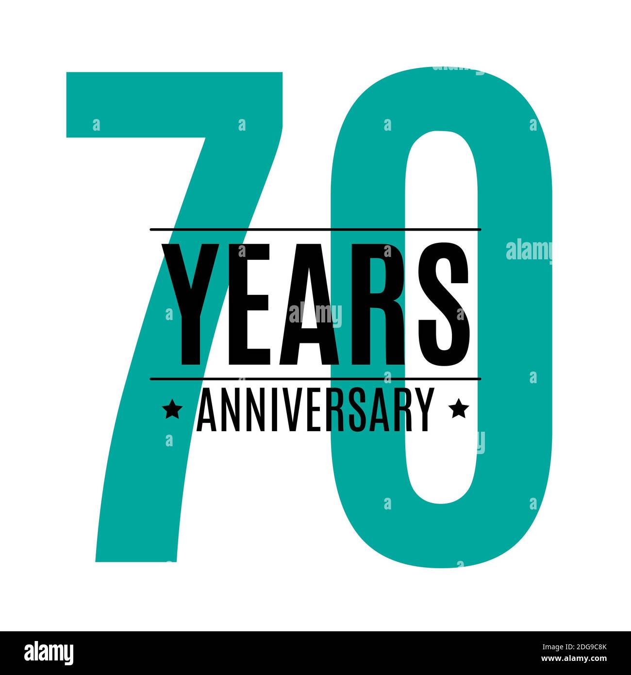 70 birthday logo hi-res stock photography and images - Alamy
