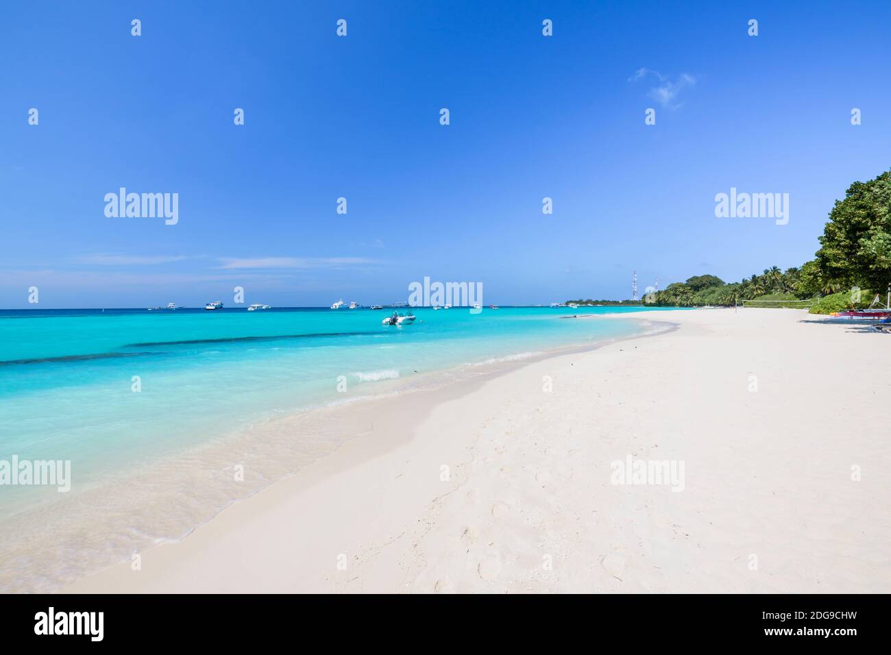 Malediven Strand Urlaub, Maldives Beach Holiday Stock Photo - Alamy