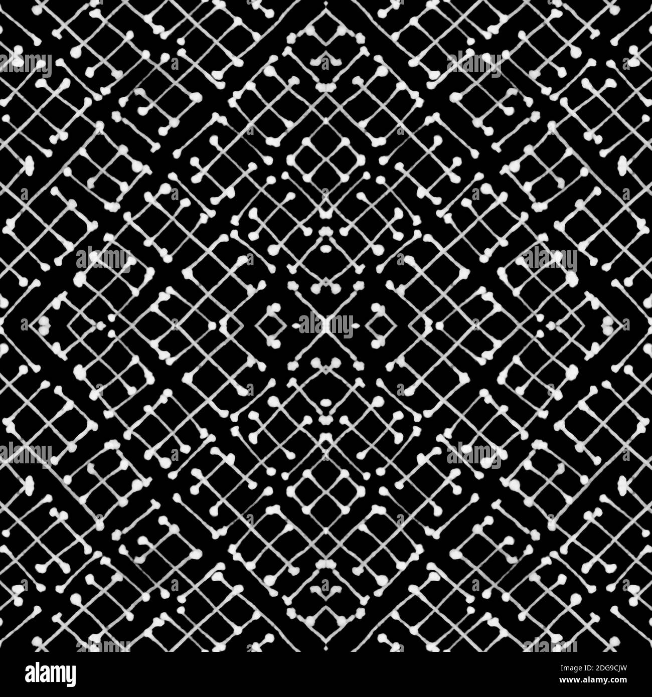 Black and White Intersecting Draw Lines Seamless Pattern Stock Photo ...