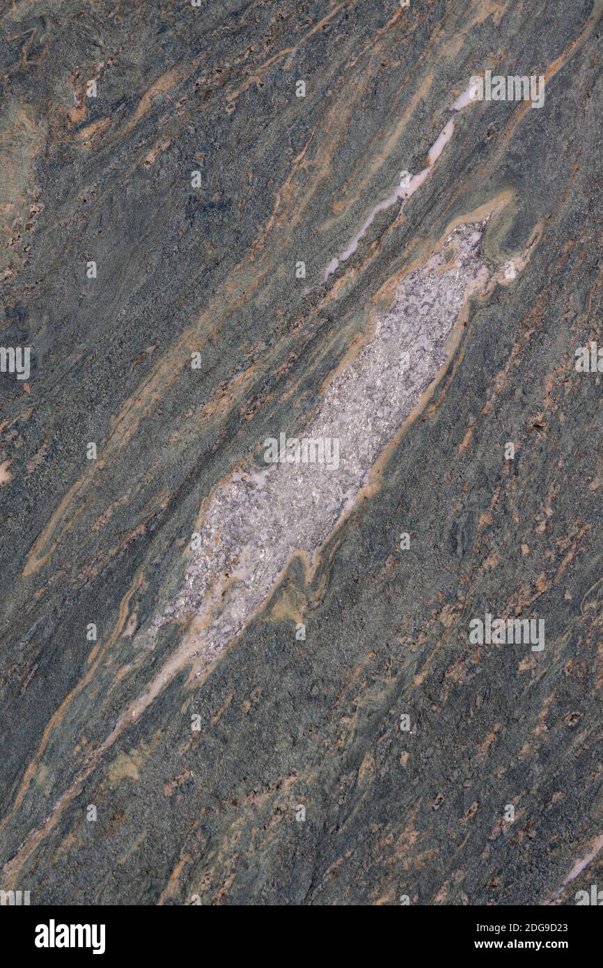 Greenschist, metamorphic rock Stock Photo - Alamy