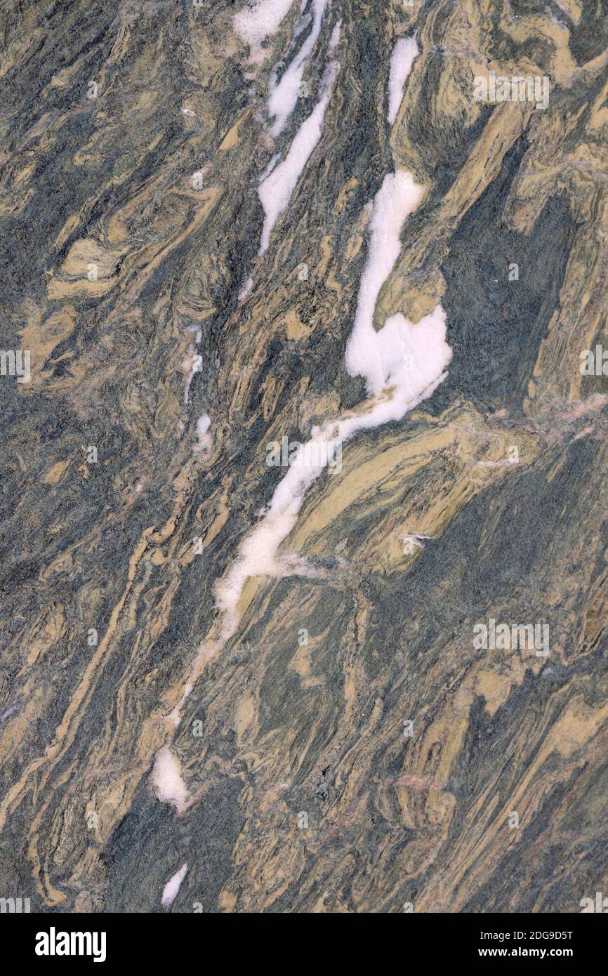 Greenschist, metamorphic rock Stock Photo - Alamy