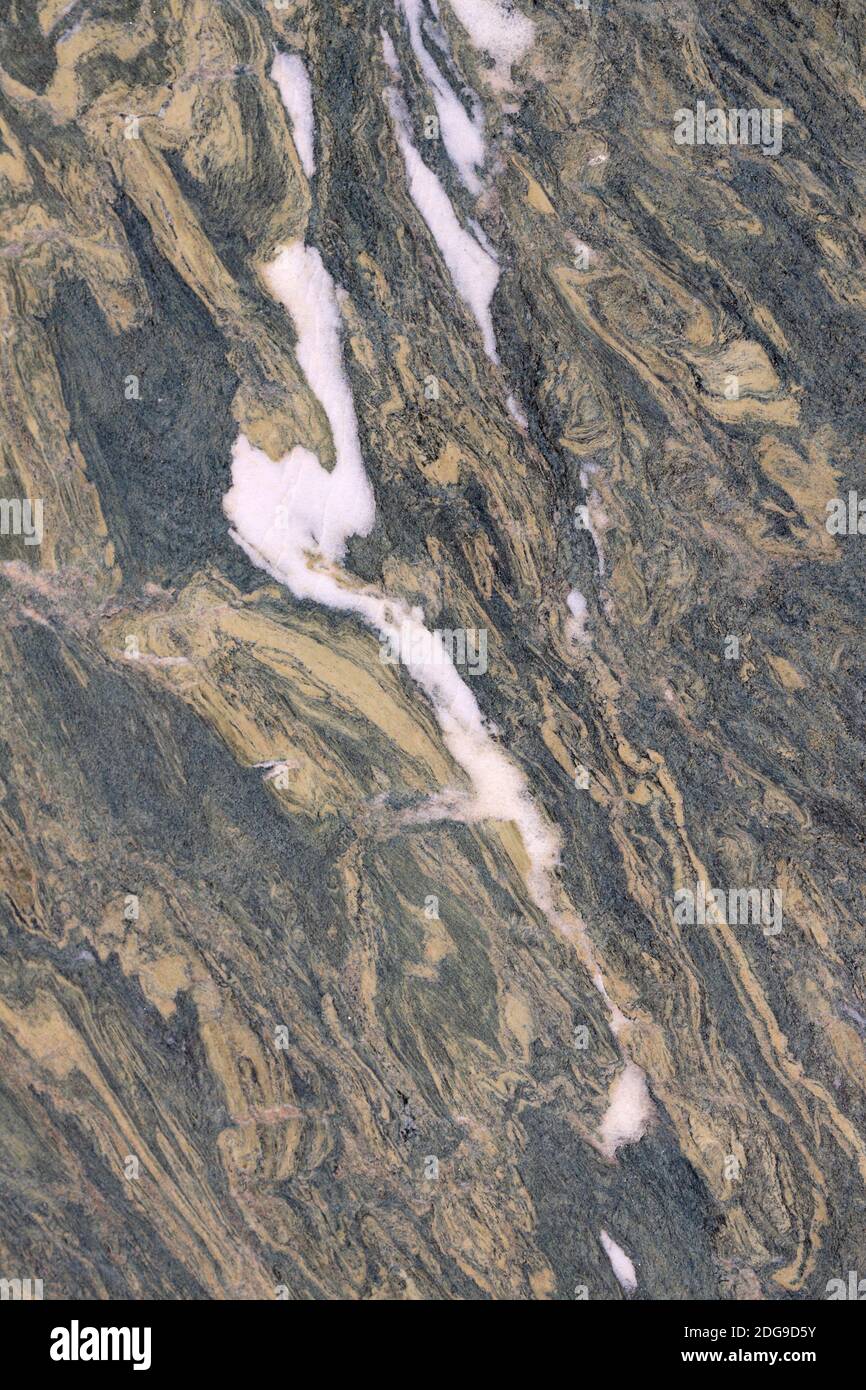 Greenschist, metamorphic rock Stock Photo - Alamy