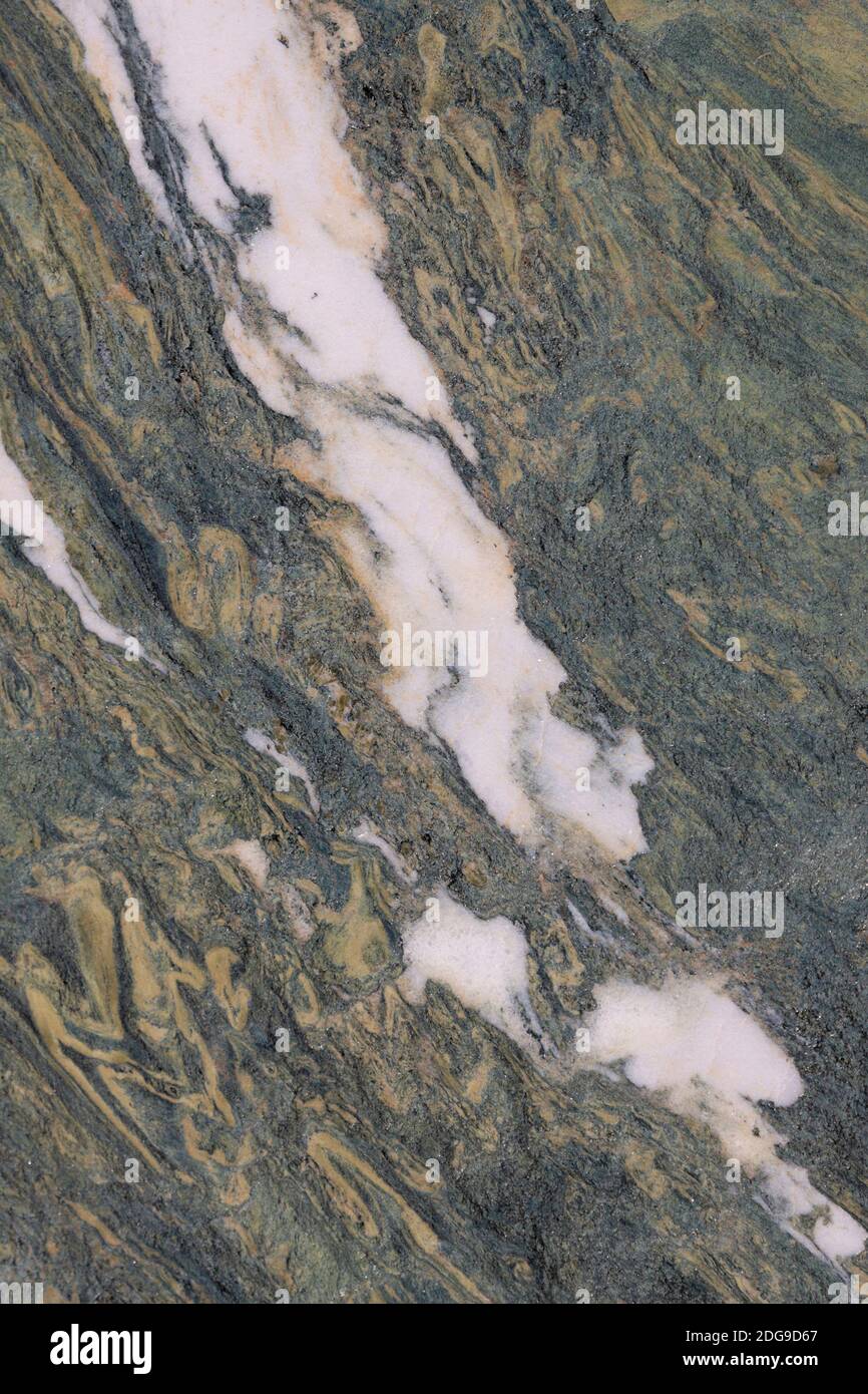 Greenschist, metamorphic rock Stock Photo - Alamy
