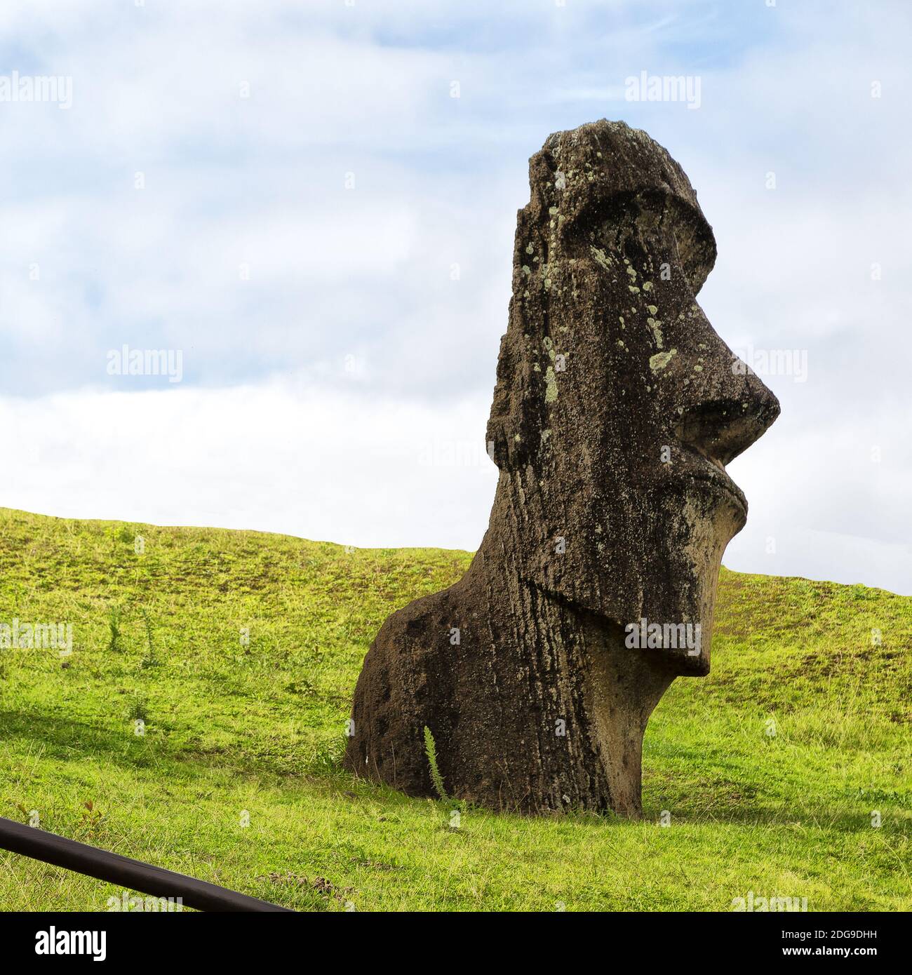 In chile the antique and mysteriuos statue Stock Photo - Alamy