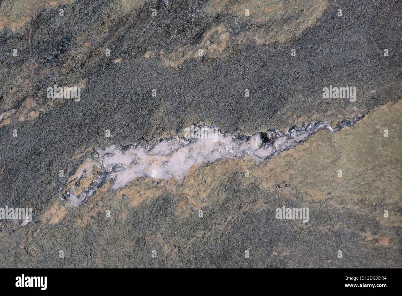 Greenschist, metamorphic rock Stock Photo - Alamy