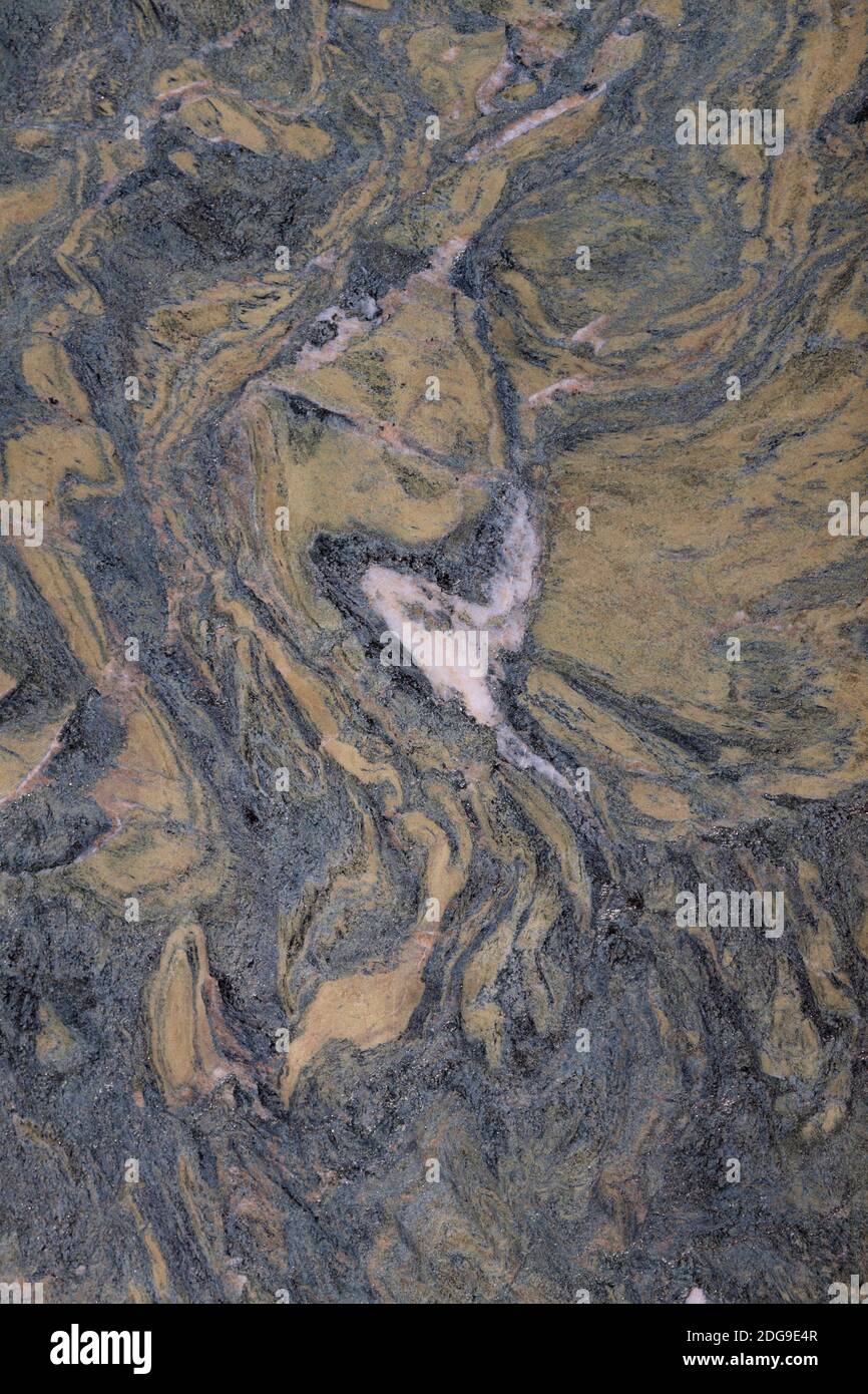 Greenschist, metamorphic rock Stock Photo - Alamy