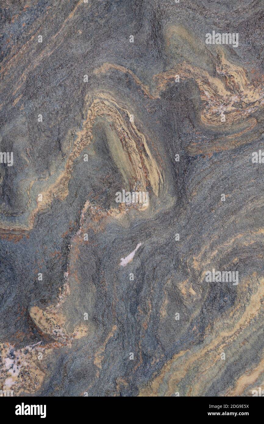 Greenschist, metamorphic rock Stock Photo - Alamy