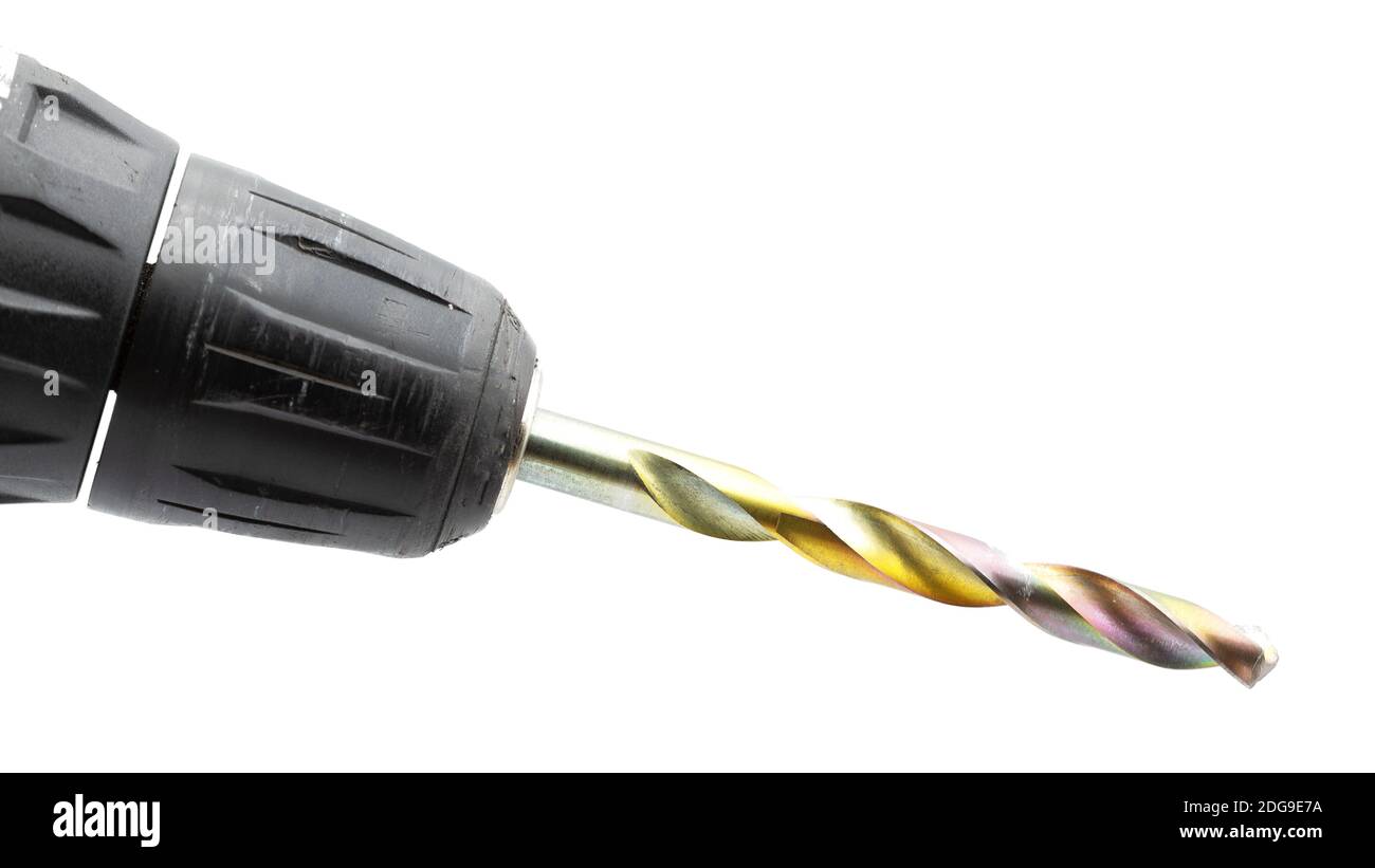 The rotation of a drill bit Stock Photo - Alamy