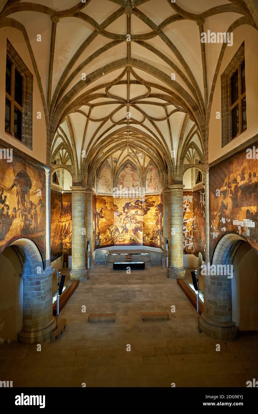 Paintings by Josep Maria Sert in the church of former Dominican convent ...