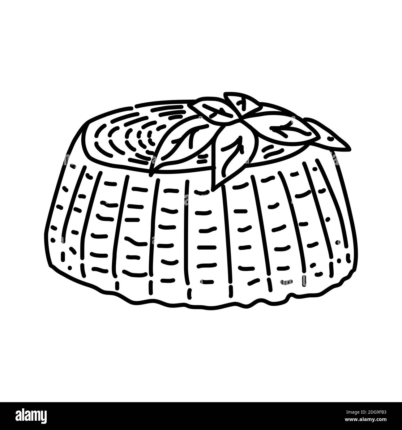 Ricotta Cheese Icon. Doodle Hand Drawn or Outline Icon Style Stock ...