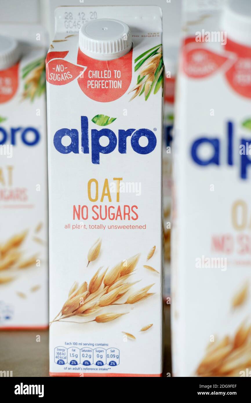 Carton of oat milk hi-res stock photography and images - Alamy
