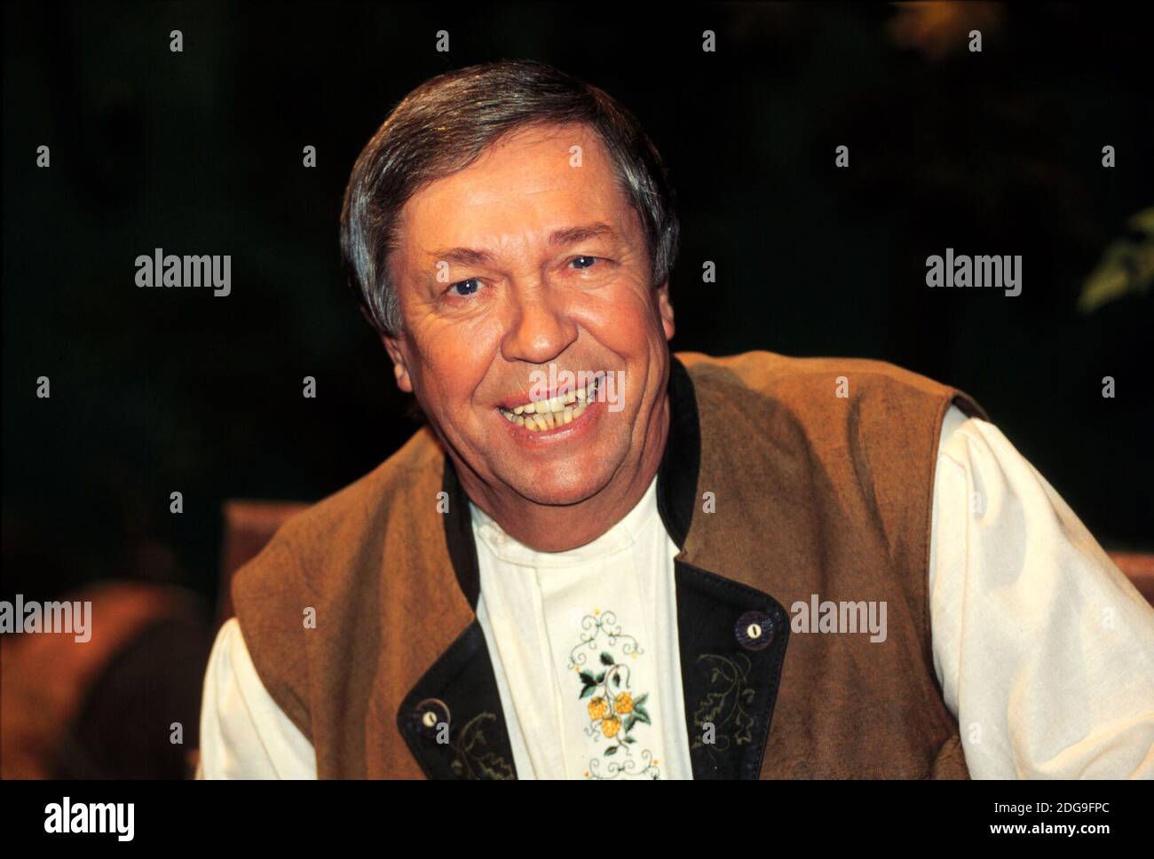 Franzl Lang, deutscher Volksmusiker, Jodler, Akkordeonspieler ...