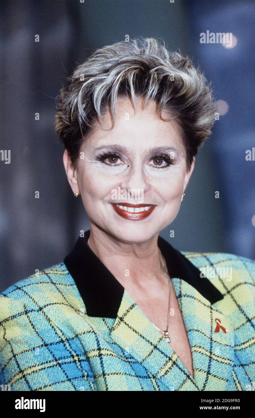 DAGMAR FREDERIC, deutsche TV Moderatorin und Sängerin, Portrait circa ...