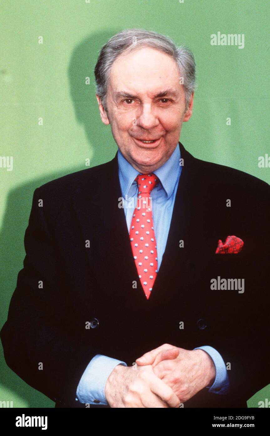 Porträt vom Entertainer und Schauspieler HARALD JUHNKE, 1999. Portrait ...