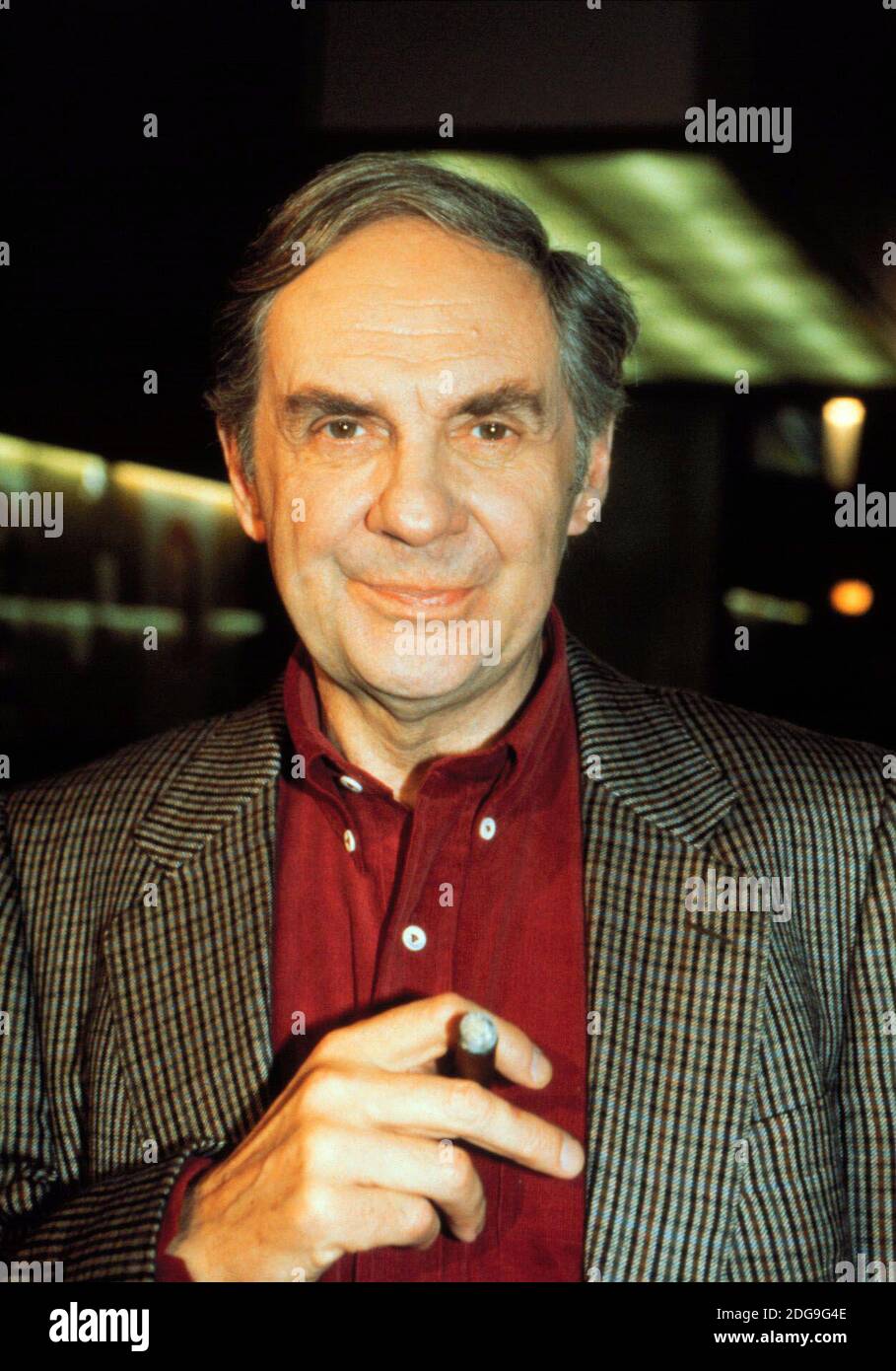 Porträt vom Entertainer und Schauspieler HARALD JUHNKE, 1998. Portrait ...