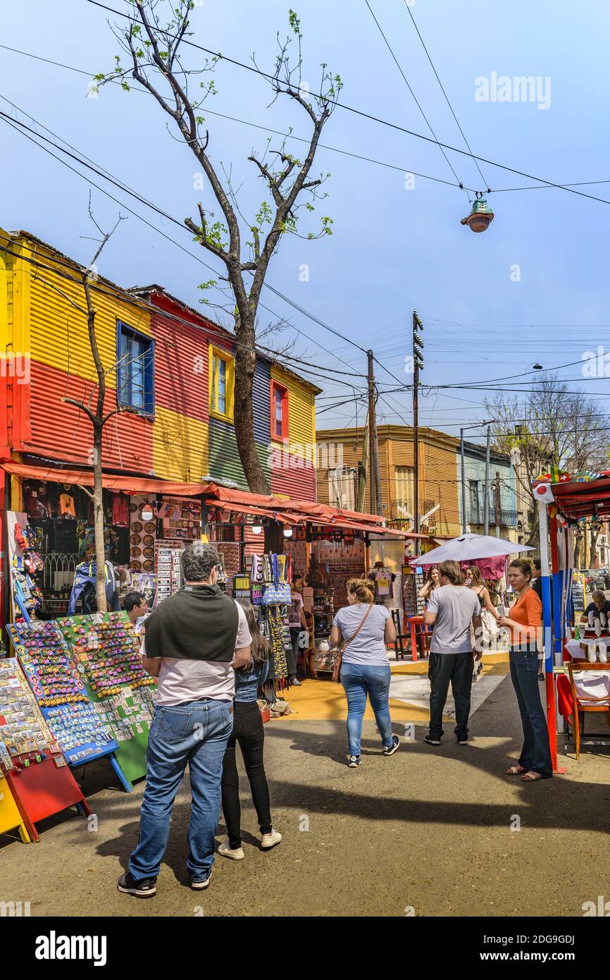 La Boca Neighborhood, Argentina Stock Photo - Alamy