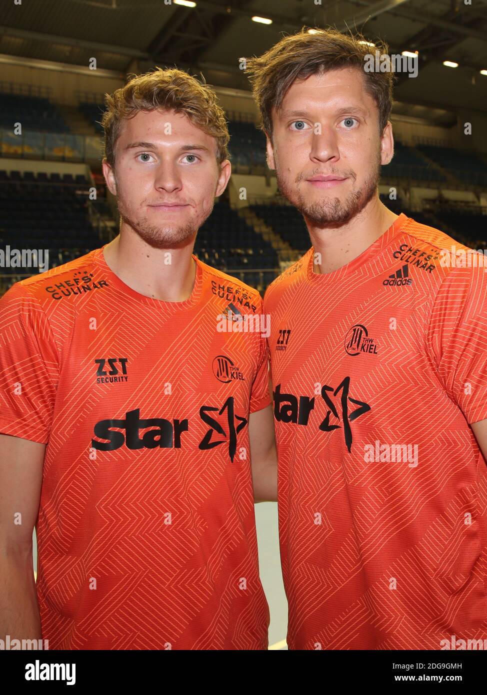 Danish handball brothers Magnus Landin and Niklas Landin THW Kiel ...
