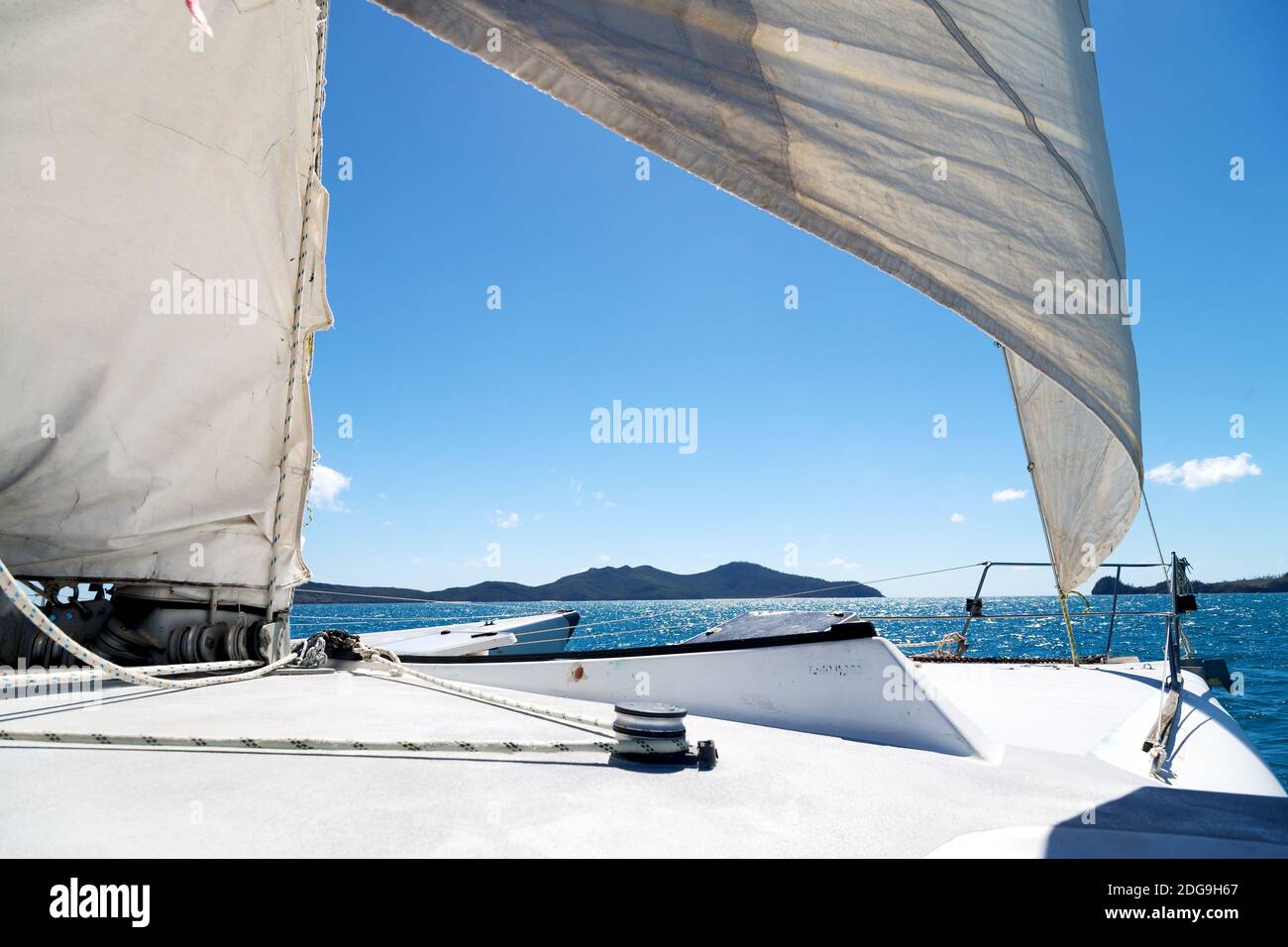 The concept of navigation and wind speed with sailing Stock Photo - Alamy