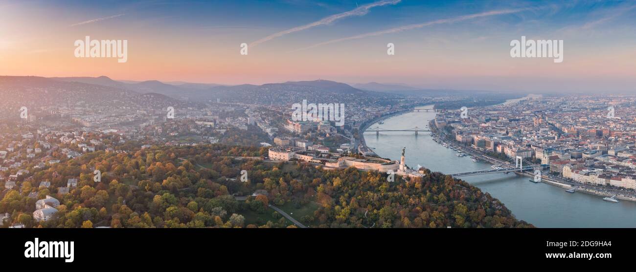 aerial view of Citadella Budapest Stock Photo - Alamy
