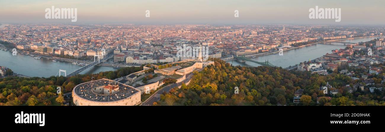 aerial view of Citadella Budapest Stock Photo - Alamy