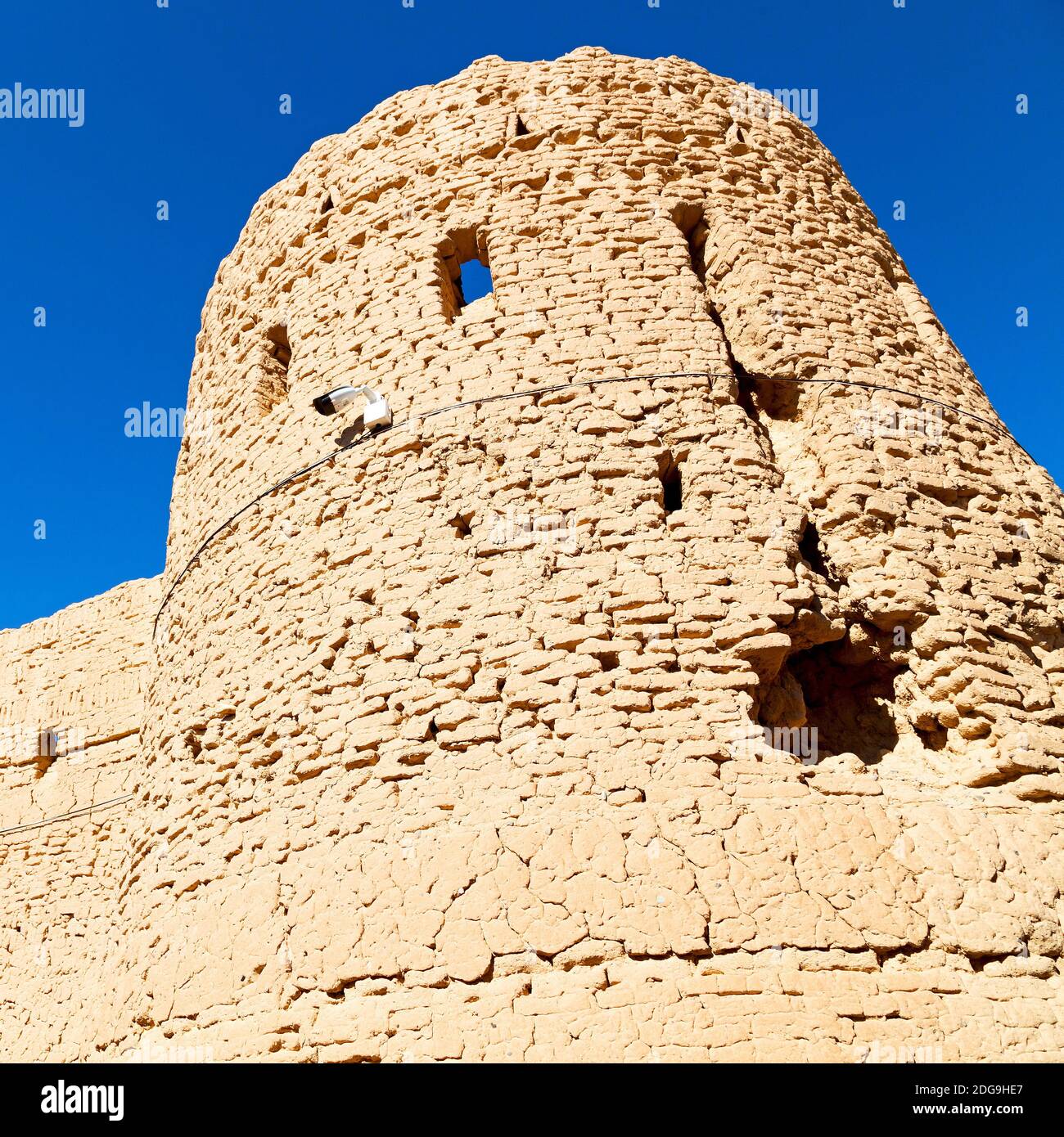 In iran the old castle Stock Photo - Alamy
