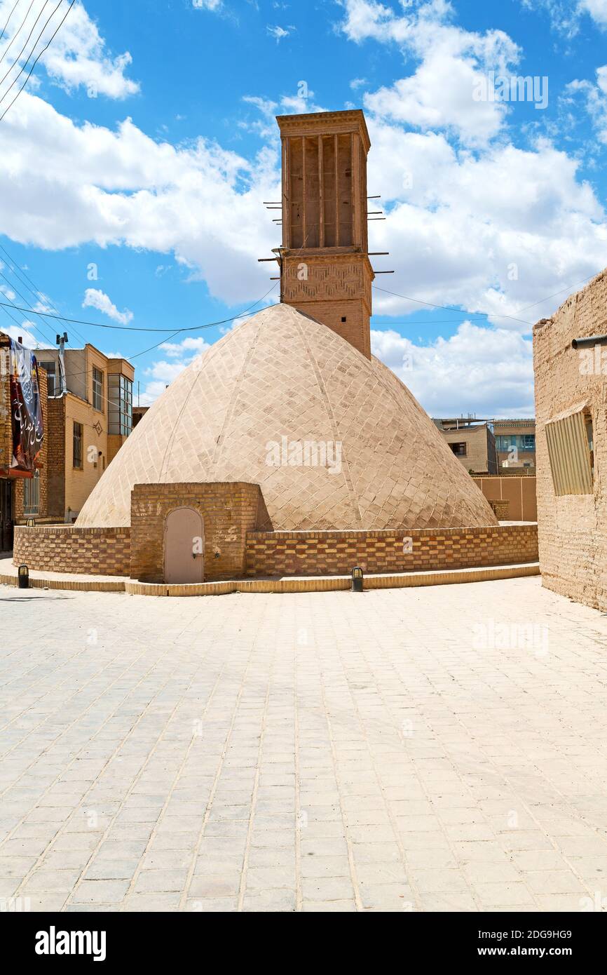 In iran the old wind tower Stock Photo - Alamy