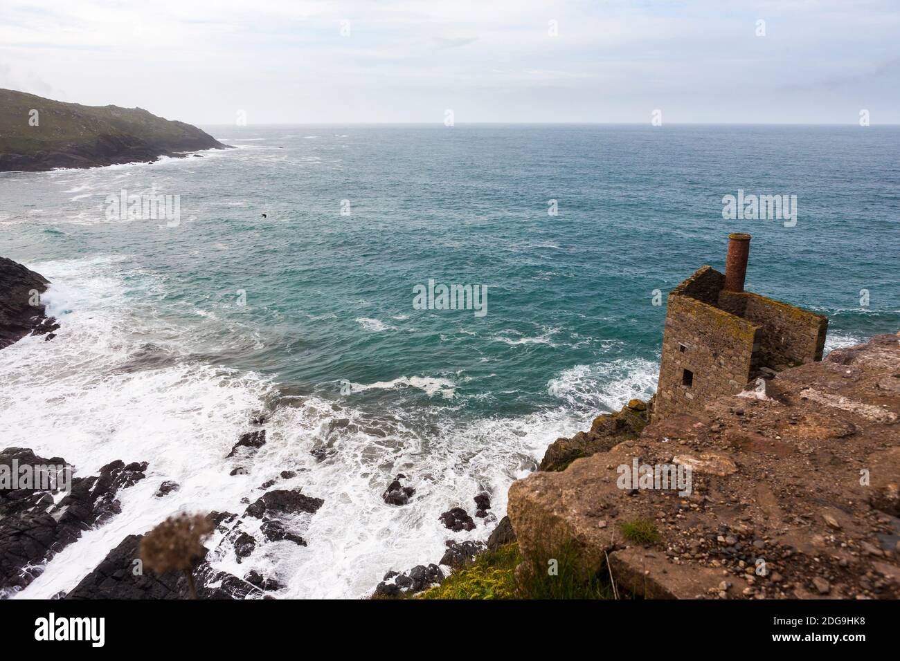 The famed ruins of the Crowns engine houses on the wild Tin Coast ...