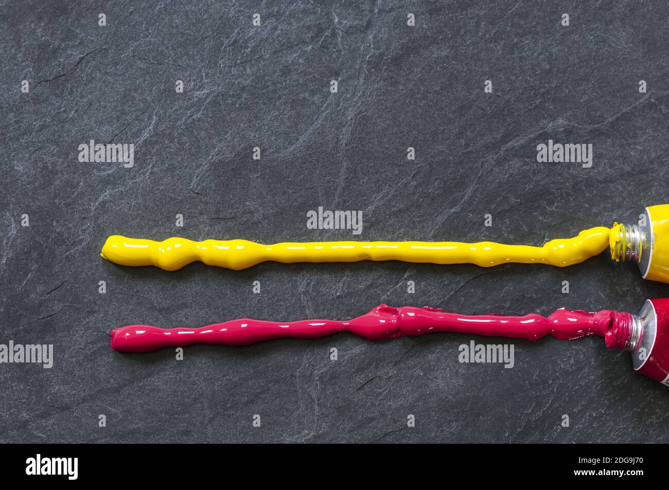 Background, black slate stone with texture and yellow, red line Stock ...