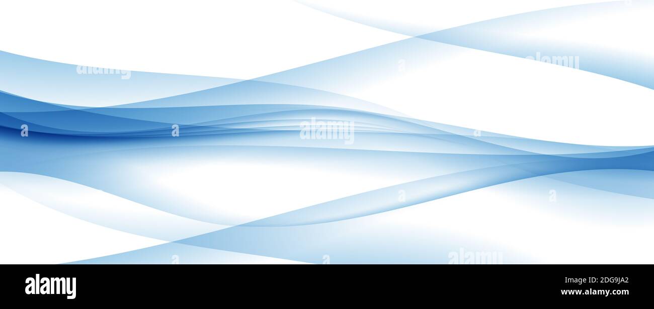 Abstract Blue Wave on Background. Illustration Stock Photo - Alamy