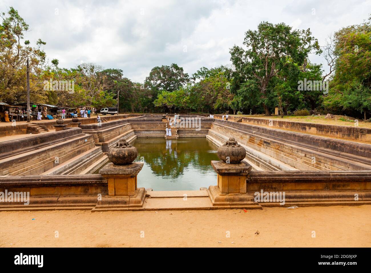 View of ancient Kuttam Pokuna Stock Photo - Alamy