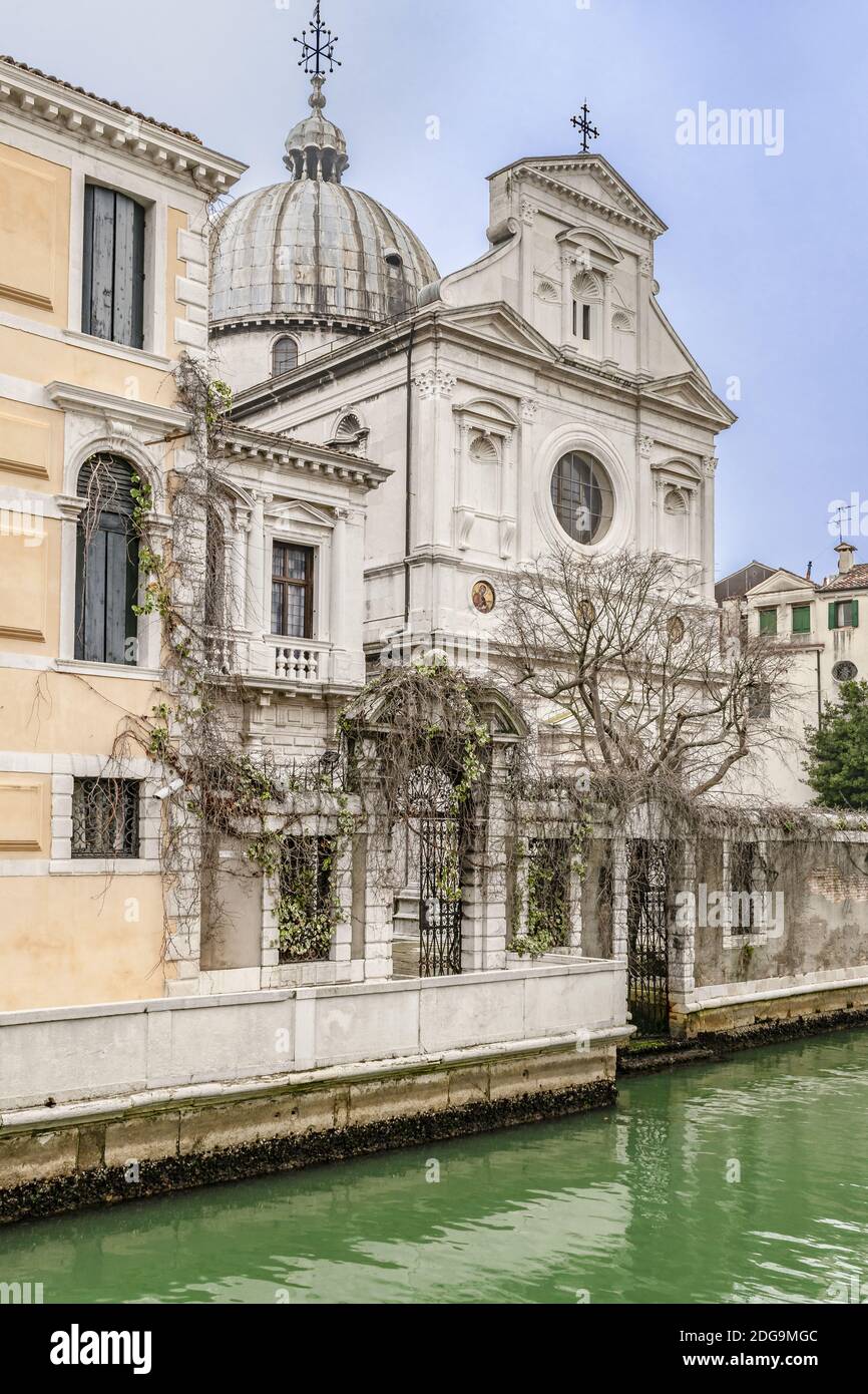 Small Channel Scene, Venice, Italy Stock Photo - Alamy